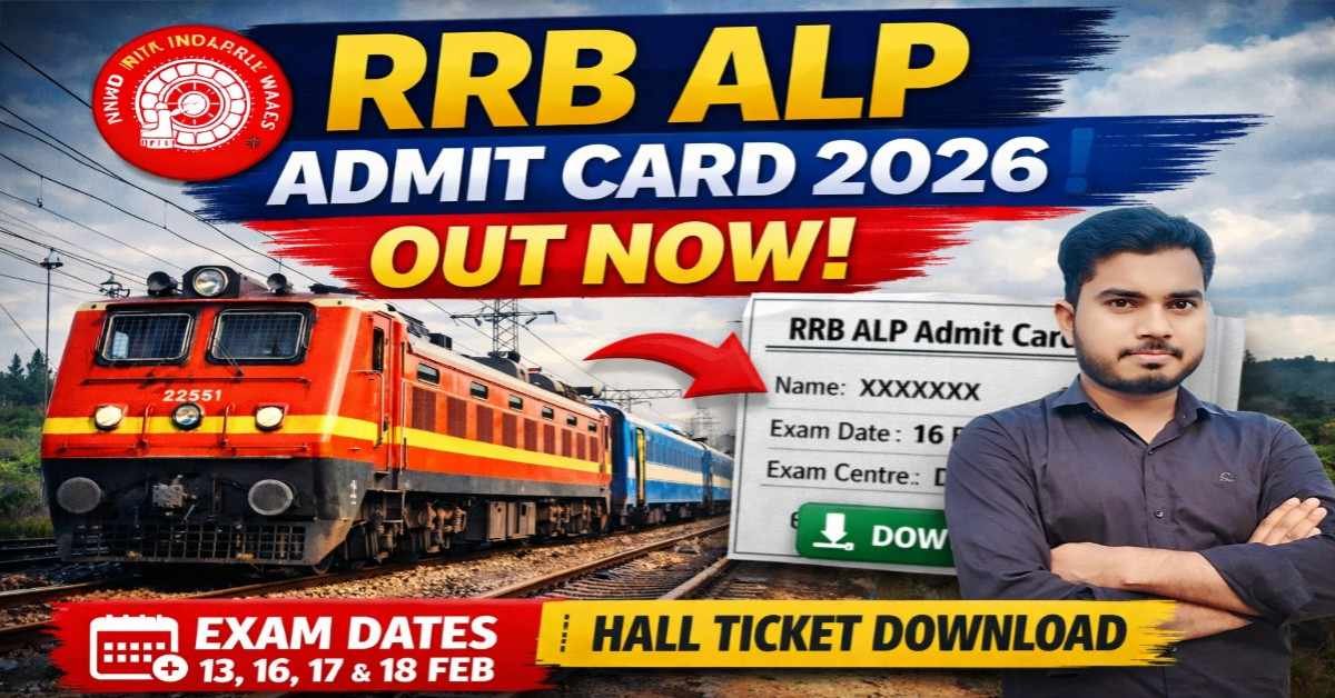 RRB ALP Admit Card 2026 – RRB ALP परीक्षा के लिए Admit Card & Exam City ...